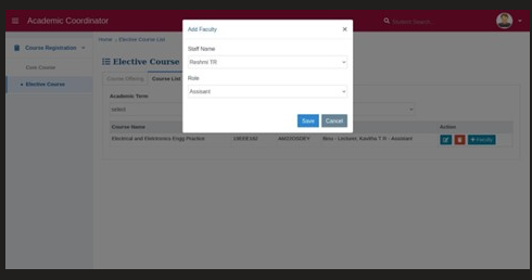 Course portal -Requirements