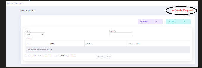 How student request TC through Student portal?