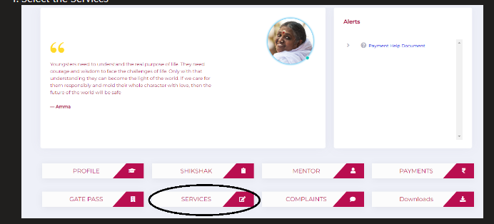 How student request TC through Student portal?