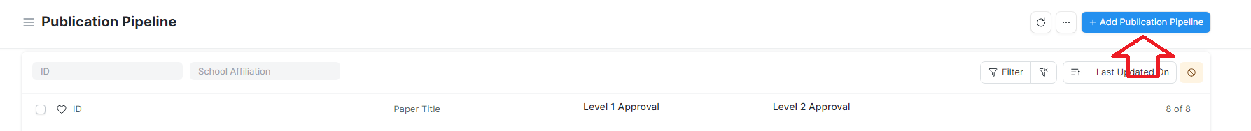How to add new publication pipeline