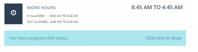 How do a HOD assign Duty Shifts for the staffs
