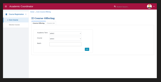 Course portal -Requirements