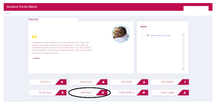 How students can request or cancel bus facility?